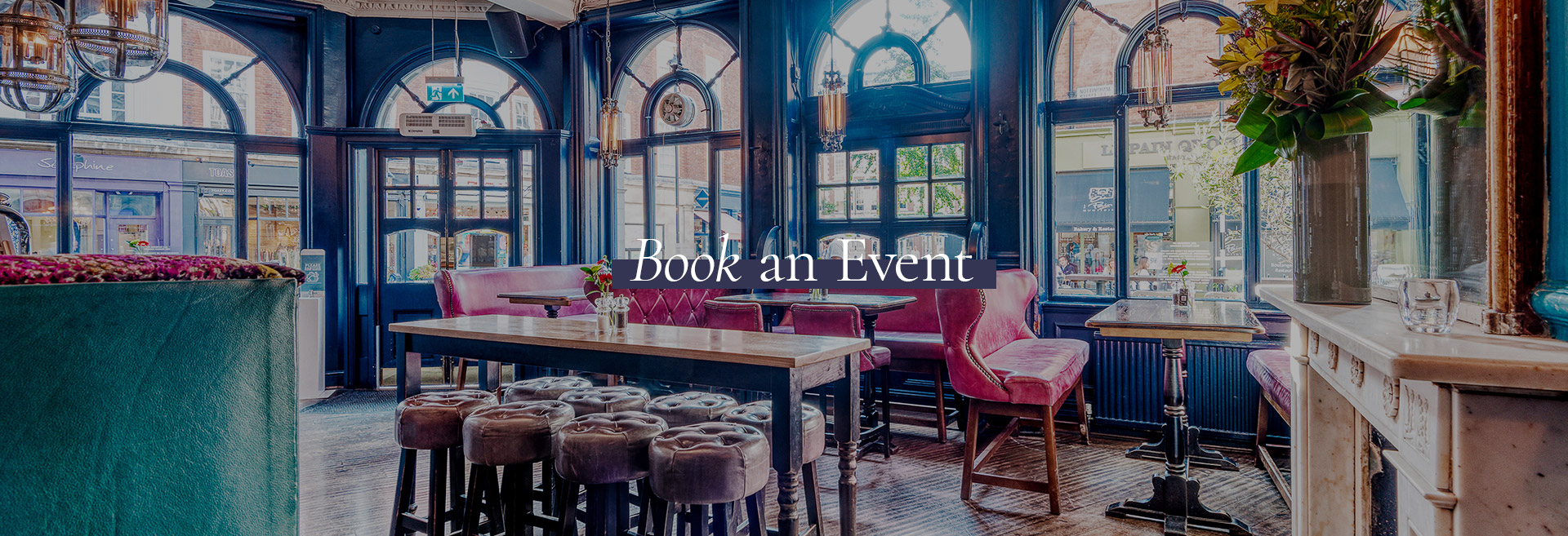 Event Booking for Groups at The Prince Regent London